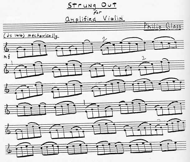Philip Glass' Strung Out